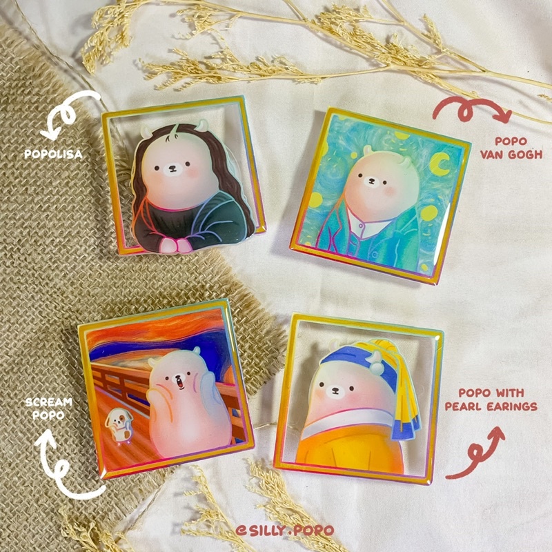 Jual Popo Art Painting | Popsocket Keychain | Shopee Indonesia