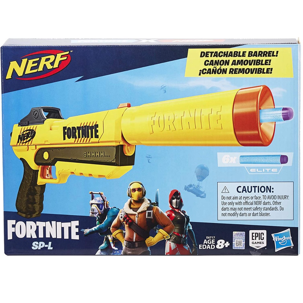 Jual Nerf Fortnite SP-L Elite Dart Blaster with Detachable Barrel ...