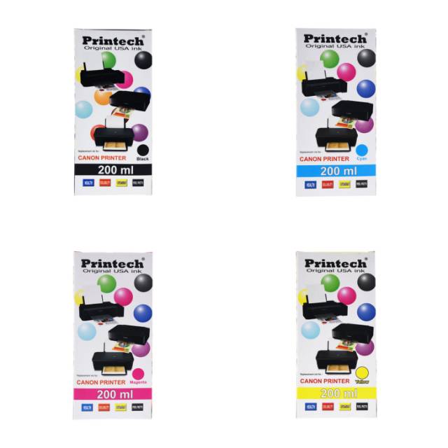 Jual Tinta Printer Canon Printech 200ml | Shopee Indonesia