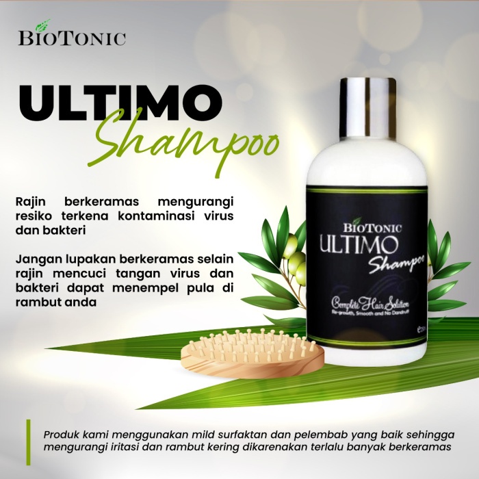 Jual shampoo- biotonic ultimo shampoo anti virus dan anti bakteri ...