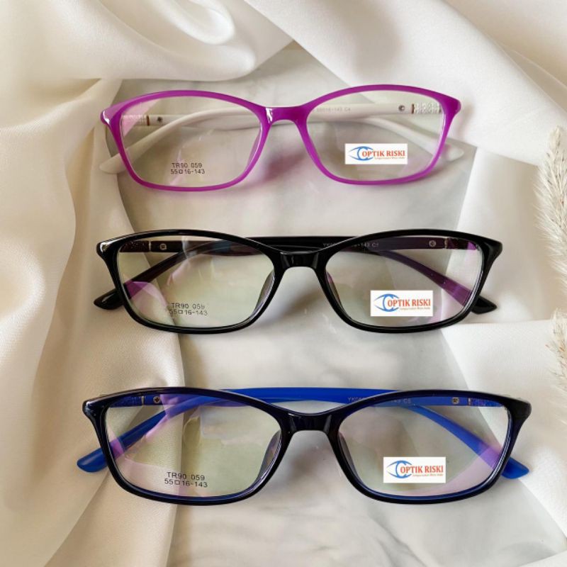 Jual Frame kacamata minus 059 (frame+lensa) | Shopee Indonesia