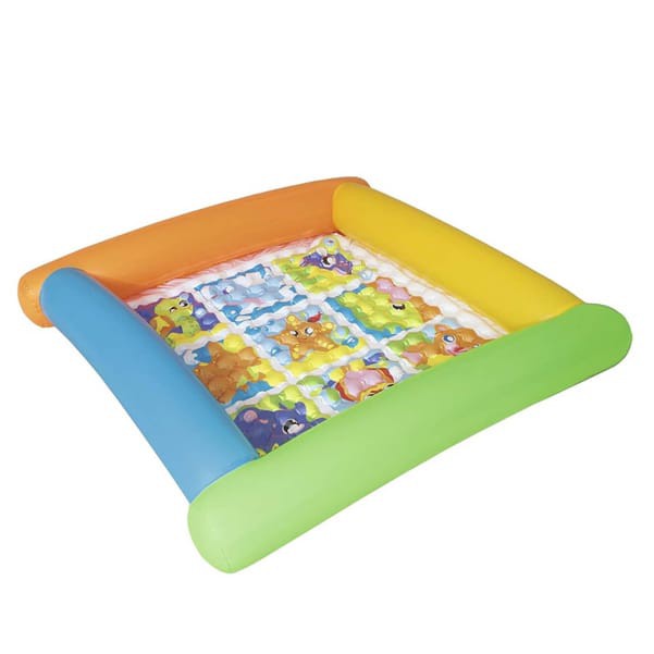 Jual Bestway Friendly Animals Playmat 132 X 132 X 23 Cm | Shopee Indonesia