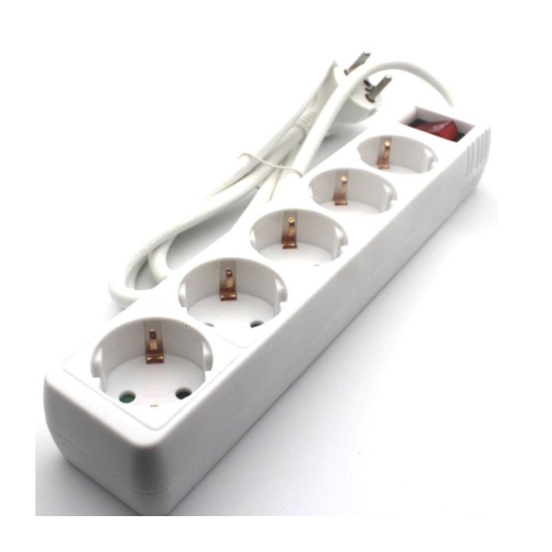Jual Optimus tembaga colokan listrik 5 lubang socket on of tahan panas ...