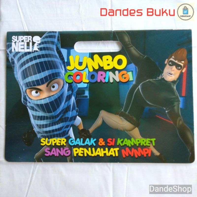 Jual Super Neli Jumbo Coloring - Buku Anak Mewarnai Jumbo | Shopee ...