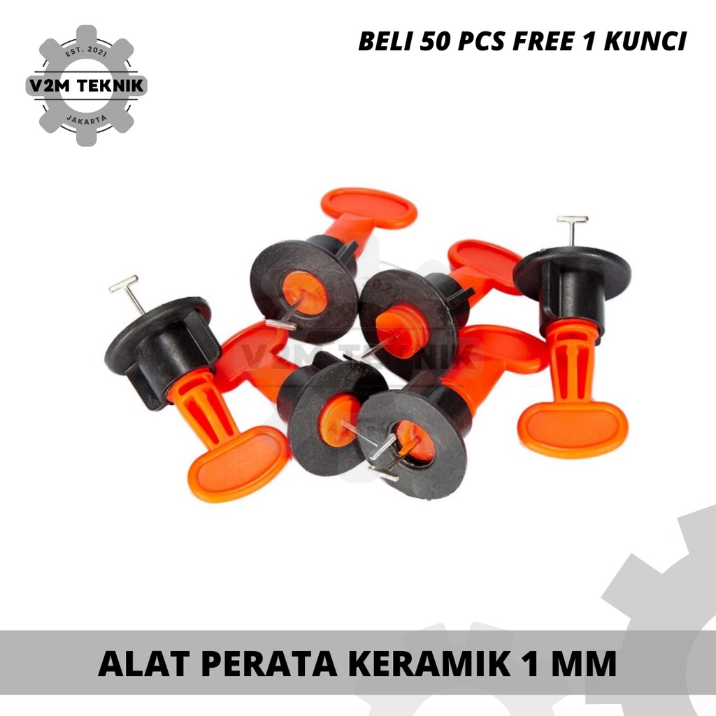 Jual Alat Perata Keramik 1 MM / Reuseable Tile Leveling Ukuran 1MM ...