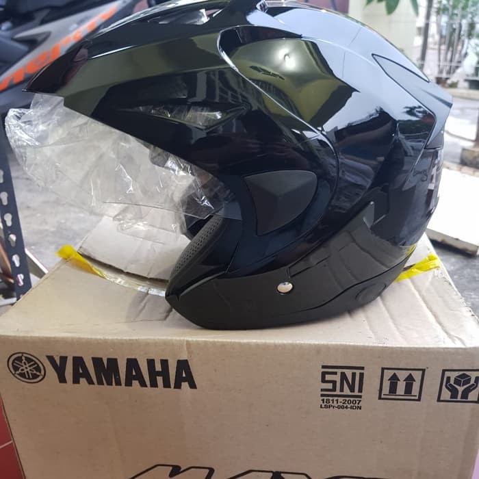 Jual HELM MAXI YAMAHA DOUBLE VISOR ORIGINAL SNI - | Shopee Indonesia