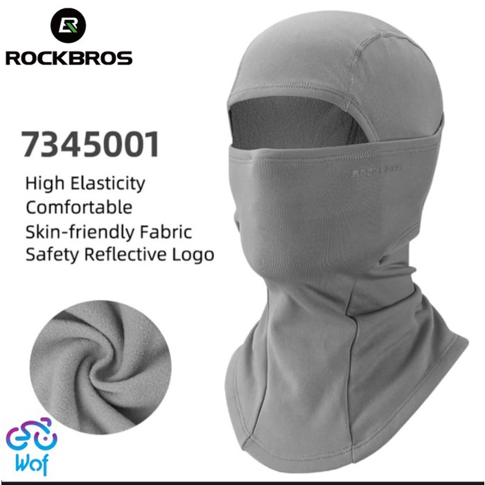 Jual ROCKBROS LF7345 Masker Balaclava Winter Outdoor Sport Facemask ...