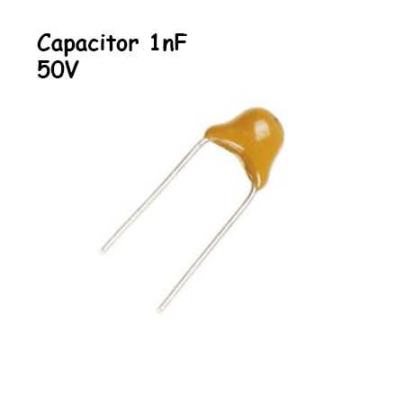 Jual Capacitor 1nF 50V Ceramic Multilayer 102 Kapasitor Keramik 1 nF ...