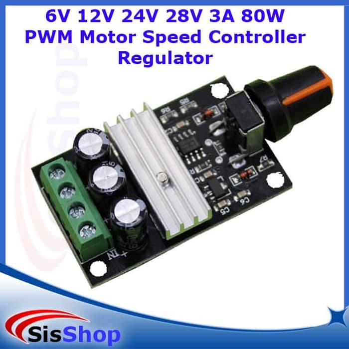 Jual ADJUSTABLE PWM DC MOTOR SPEED CONTROLLER | Shopee Indonesia