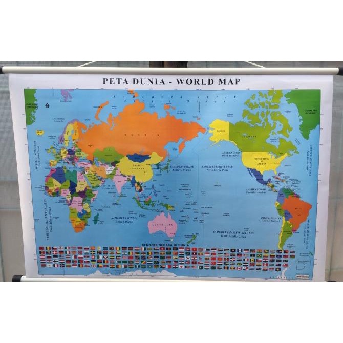 Jual Peta Dunia World map peta dinding Star Seller Termurah | Shopee ...