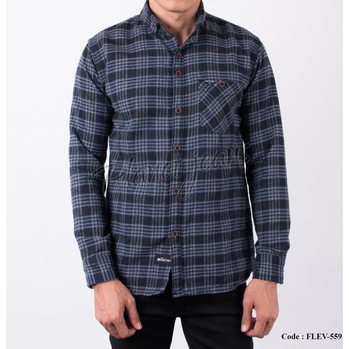 Jual hem pria lengan panjang maroon combi hitam & 40 pullman maroon VL ...