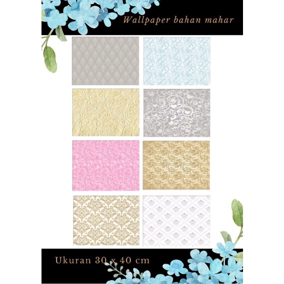 Jual Background, wallpaper, alas bahan mahar ukuran 30 x 40 cm motif ...