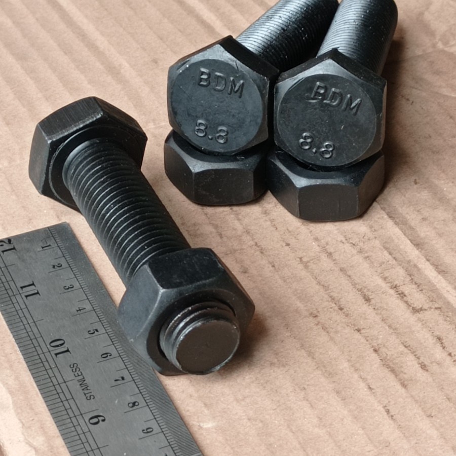 Jual BAUT BAJA HTB 8.8 M20 X 80 FULL DRAT / BAUT 30 KUNCI 30 / BAUD FULL DRAT 30 / BAUT BAJA M20 ...