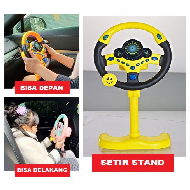 Jual Mainan anak Edukasi simulator PRETEND Setir Mobil Musik STIR ...