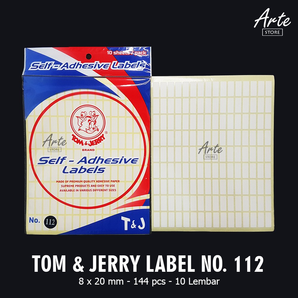 Jual Tom & Jerry Label No. 112 isi 10 Lembar | Shopee Indonesia