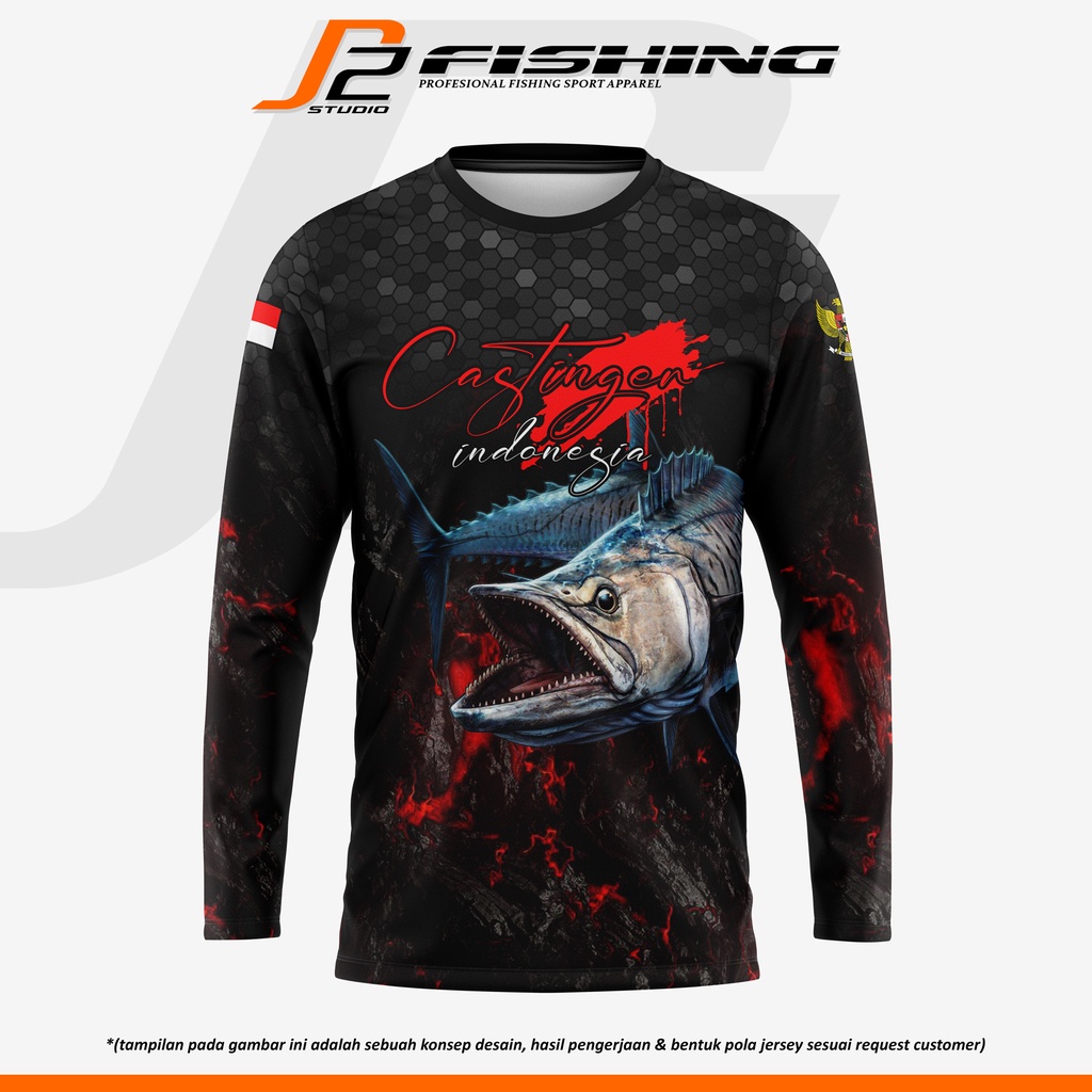 Jual Jersey Custom Mancing Fsihing Sport Dryfit Premium | Shopee Indonesia