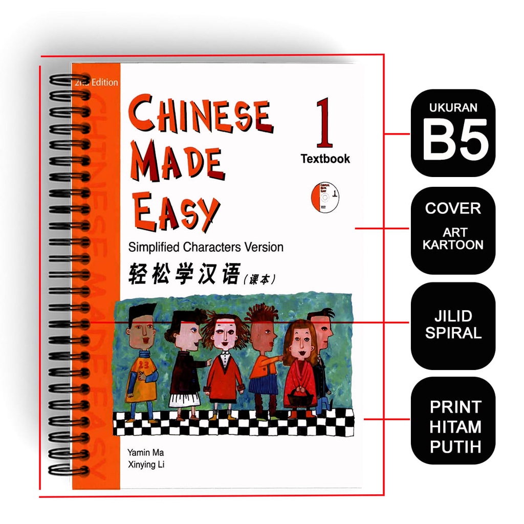 Jual Buku Belajar Bahasa Mandarin Chinese Made Easy Textbook | Shopee ...