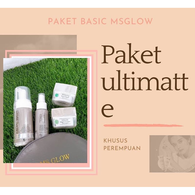 Jual MS GLOW PAKET ULTIMATE SERIES/SKINCARE 4 ITEM | Shopee Indonesia