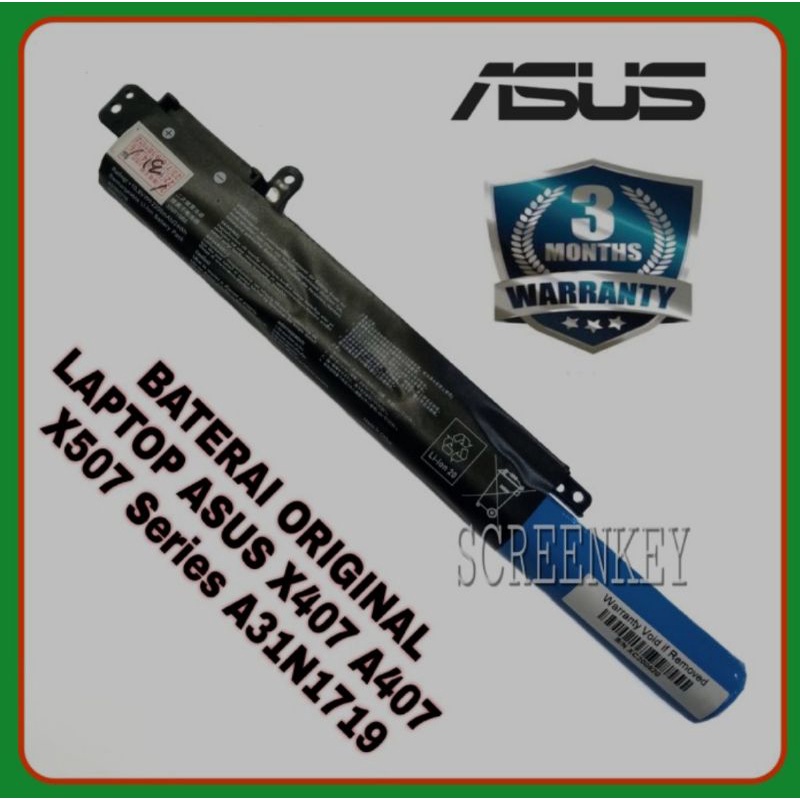 Jual ORIGINAL Battery Baterai Laptop Asus A407 A407M A407U A407MA X407 ...
