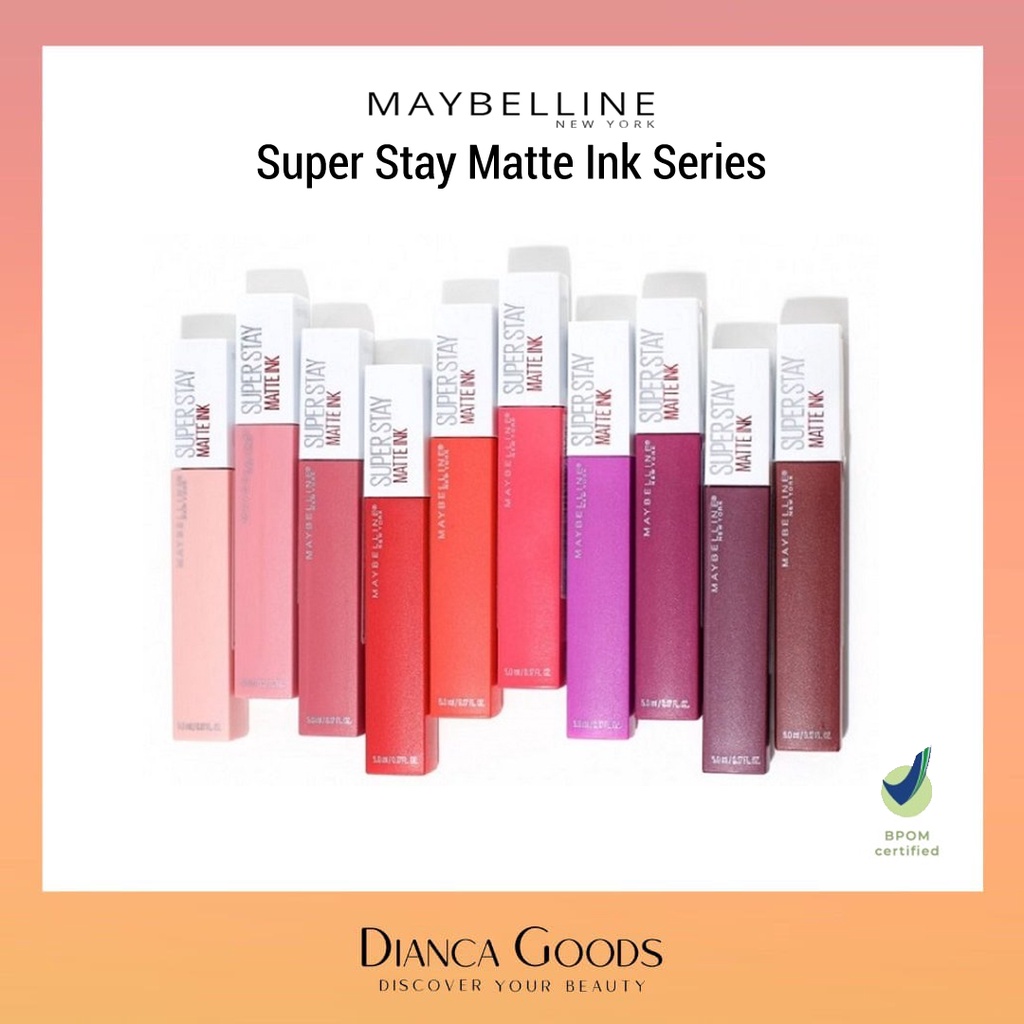 Jual MAYBELLINE Superstay Matte Ink Liquid Matte Lipstick Make Up ...