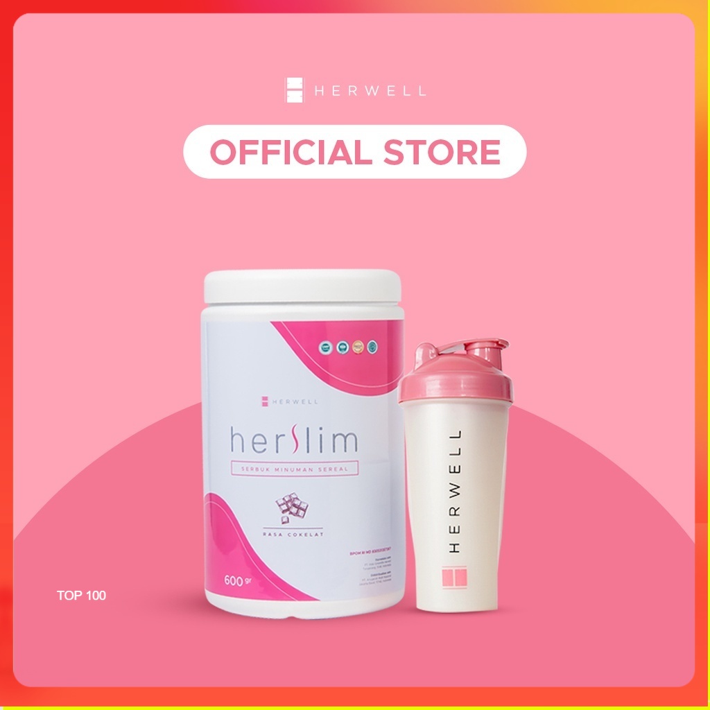Jual Herwell - Herslim + Shaker BPOM HALAL Herwel | Shopee Indonesia