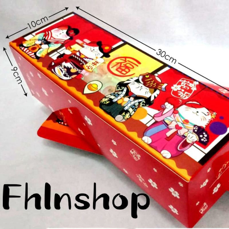 Jual kotak box kue moon cake/tempat kue bulan mini/penyimpanan roti ...