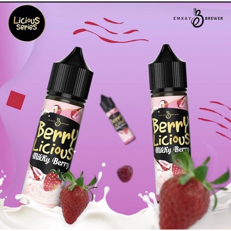 Jual LIQUID LC BERRYLICIOUS 60ML 3/6MG CUKAI | Shopee Indonesia
