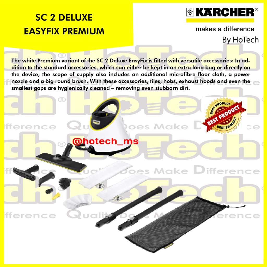 Jual Karcher STEAM CLEANER SC 2 DELUXE EasyFix PREMIUM 1500 Watt ...