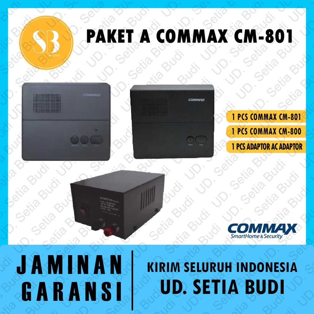 Jual Paket A Commax CM-801 Intercom | Shopee Indonesia