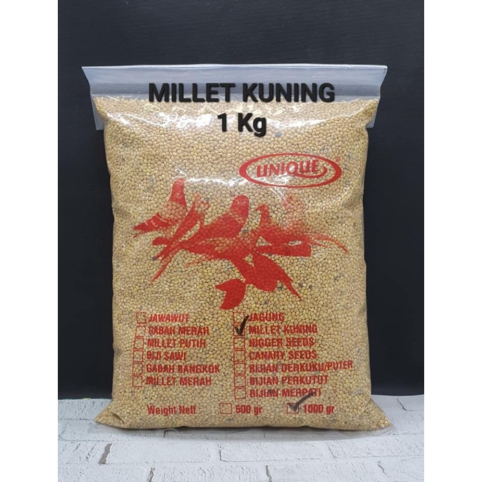 Jual MILET KUNING 1 KG MILLET KUNING 1KG YELLOW MILLET 1 KG | Shopee Indonesia
