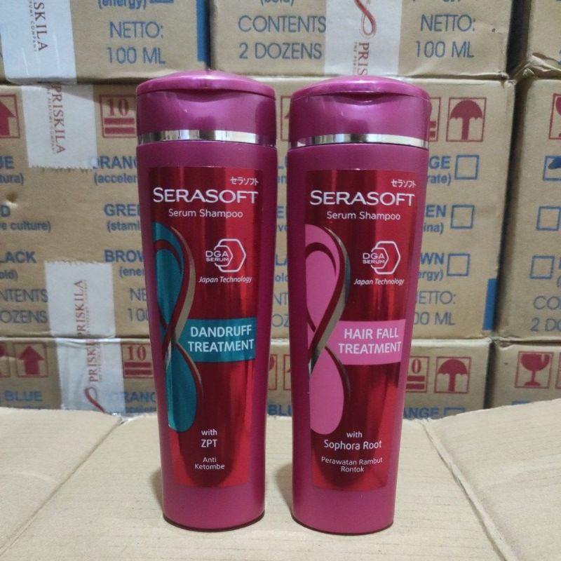 Jual Serasoft Shampoo Dandruff Treatment / Hair Fall Treatment 170ml ...