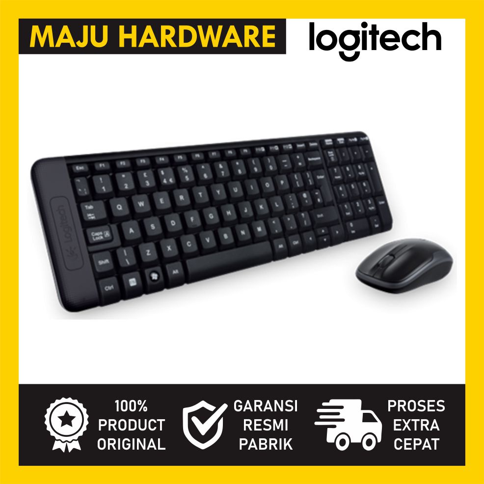 Jual KEYBOARD + MOUSE WIRELESS LOGITECH MK220 Original | Shopee Indonesia