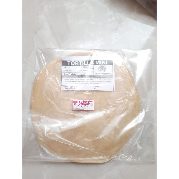 Jual Tortilla 20cm isi 10 lembar kulit kebab halal nacos tacos pizza ...