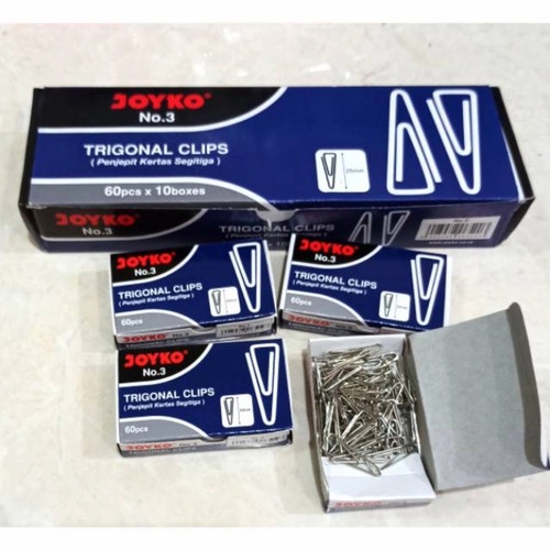 Jual KLIP TRIGONAL / KLIP SEGITIGA JOYKO NO.3 | Shopee Indonesia