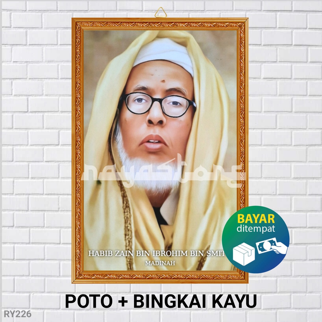 Jual POSTER POTO + BINGKAI HABIB ZAIN BIN IBROHIM BIN SMITH / POSTER ...