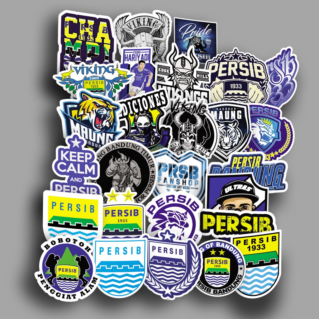 Jual Stiker Pack Klub Persib 12pcs | Shopee Indonesia