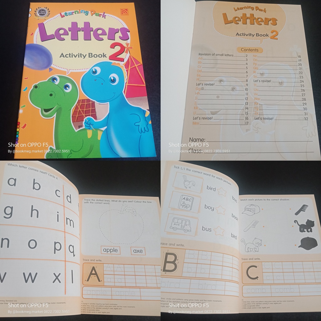 Jual Learning Park Kindergarten Letters 1 - 2 (Pilihan Per Buku ...