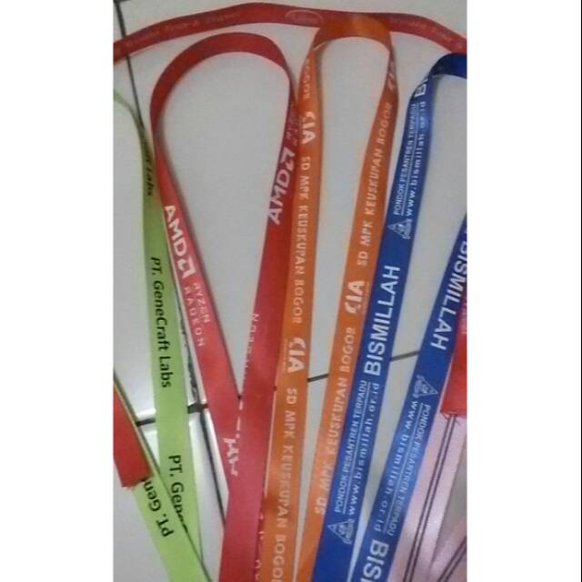 Jual Name tag tali id card sablon | Shopee Indonesia