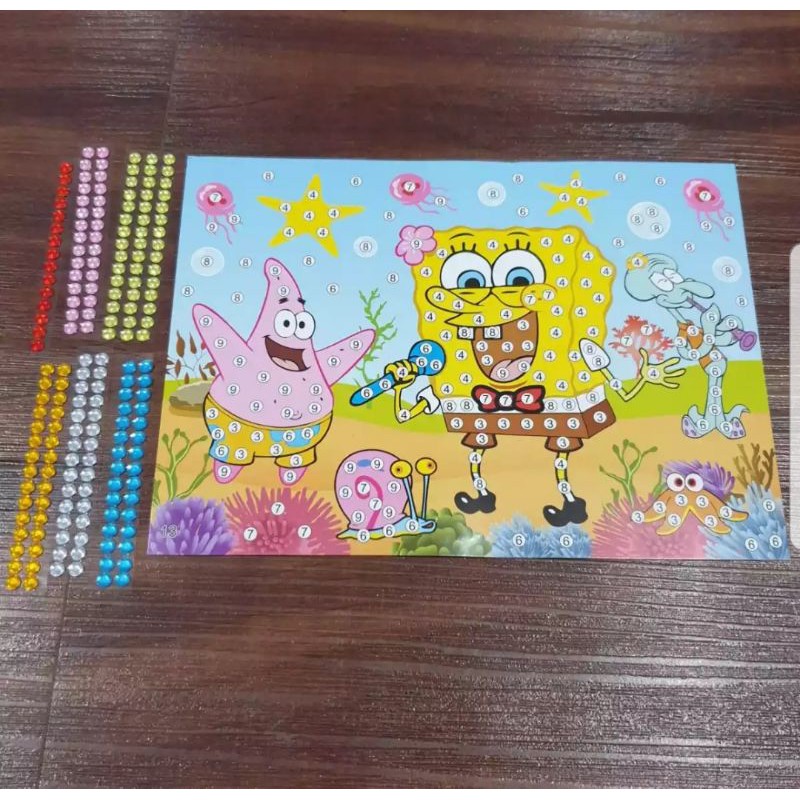 Jual Mainan Anak Sticker Tempel Manik / Mainan Sticker / Sticker ...