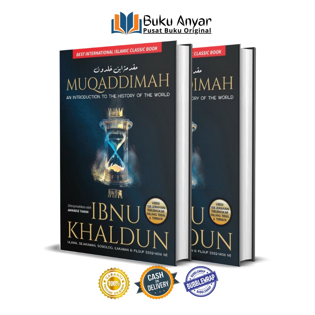 Jual Kitab Muqaddimah Ibnu Khaldun VERSI TERJEMAHAN TERLENGKAP ...