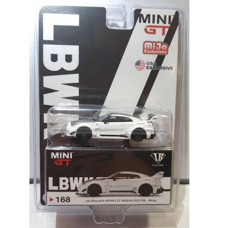 Jual Minigt LB-Silhouette Nissan GT-R R35 White Mijo USA Exclusive ...