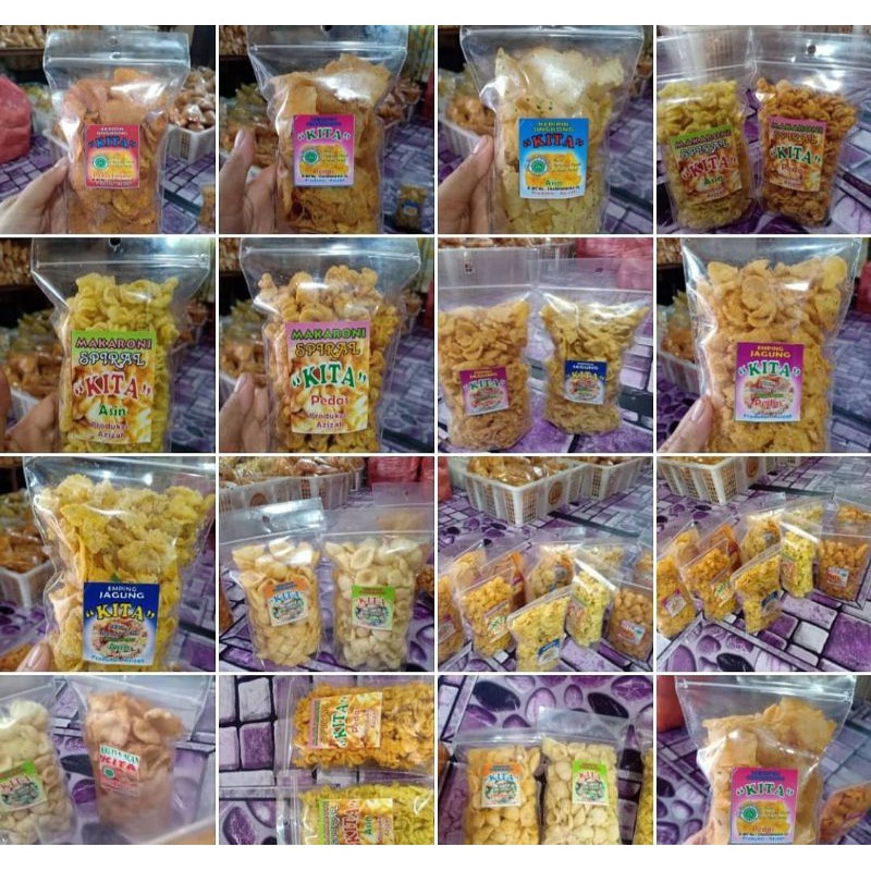 Jual KITA UKURAN BESAR/KERIPIK KERUPUK ACAN KERANG MAKARONI EMPING ...