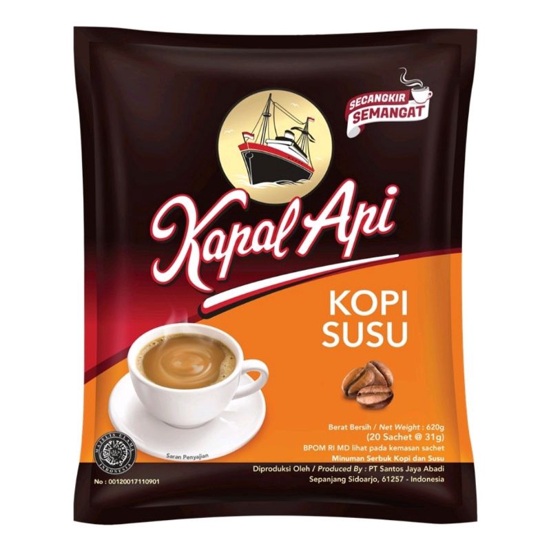 Jual Kopi Kapal Api Susu rentengan | Shopee Indonesia