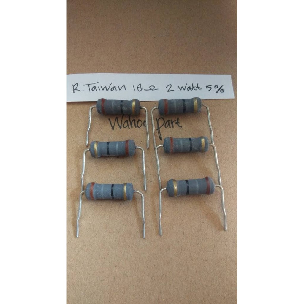 Jual Resistor 18 ohm Taiwan 2 watt 5% harga per 10 pcs | Shopee Indonesia