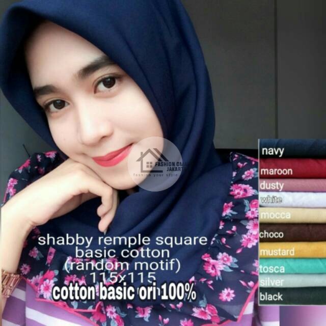 Jual ( SL ) - BUNGA REMPEL SEGI EMPAT HIJAB JILBAB KHIMAR | Shopee ...