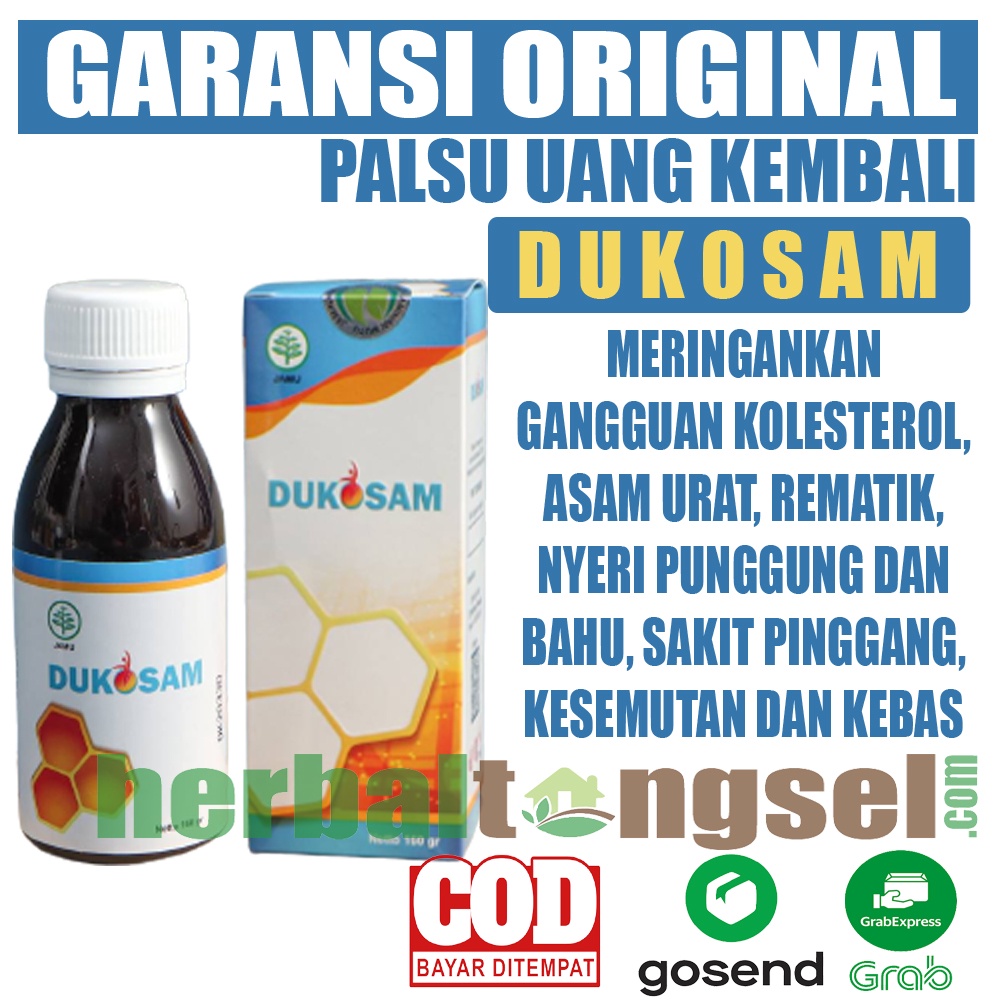 Jual DUKOSAM MADU KOLESTEROL DAN ASAM URAT COD DUKOSAM FORTE MADU ...