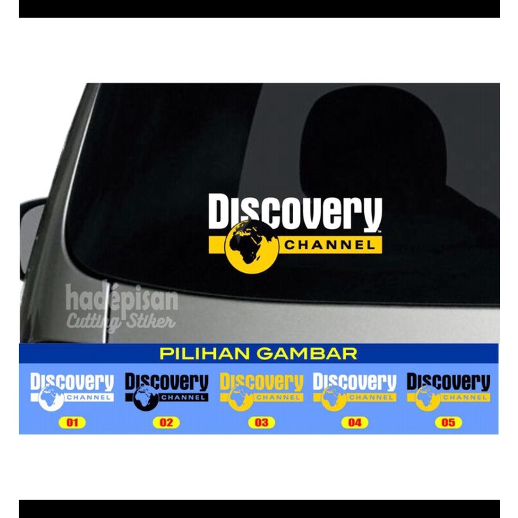 Jual stiker kaca mobil discovery channel Ms | Shopee Indonesia