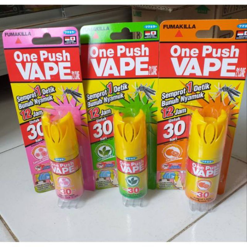 Jual VAPE ONE PUSH SEMPROT NYAMUK 12 JAM UNTUK 30 HARI | Shopee Indonesia