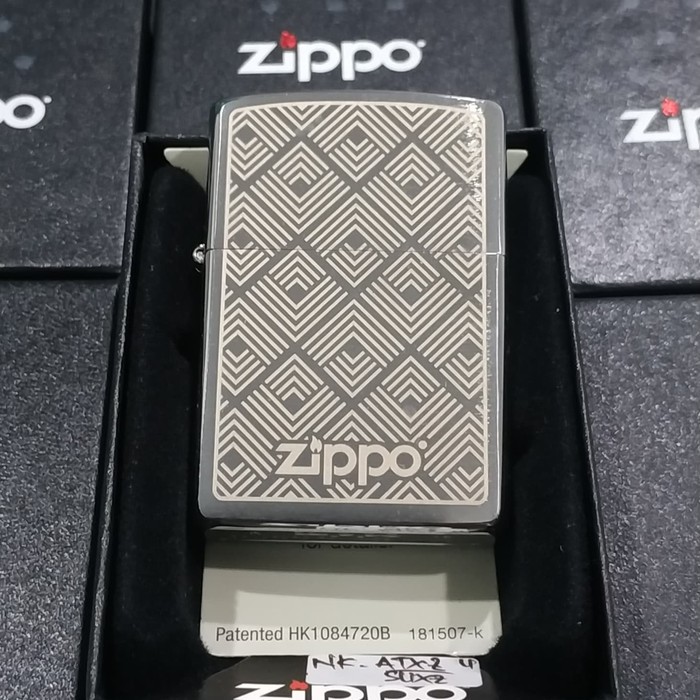 Jual ZIPPO LIGHTER / MANCIS KOREK API ORIGINAL - PYRAMID SHAPES DESIGN ...