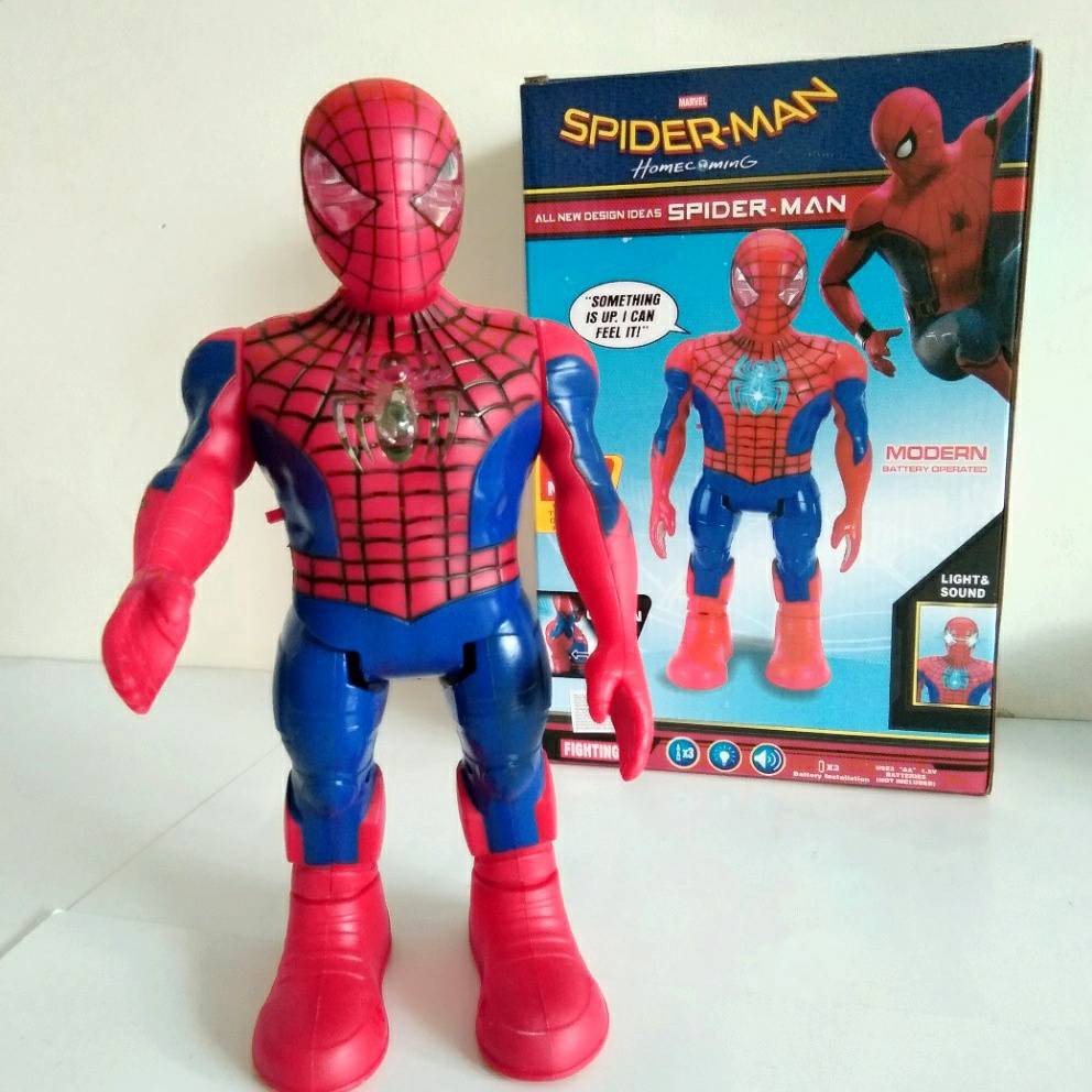Jual Mainan Robot Spiderman Homecoming Marvel Superheroes | Shopee ...